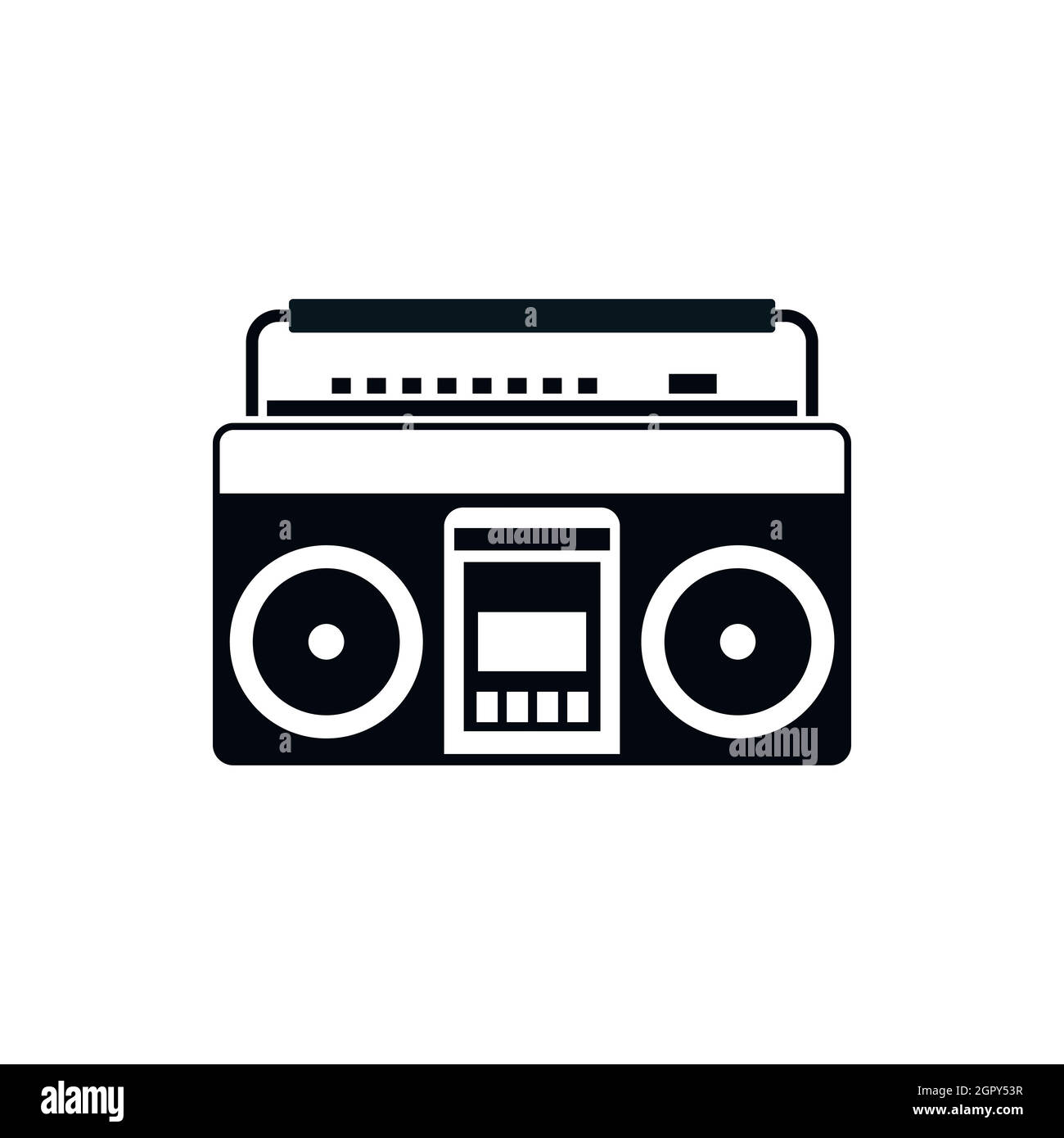 Simple cassette tape audio Cut Out Stock Images & Pictures - Alamy