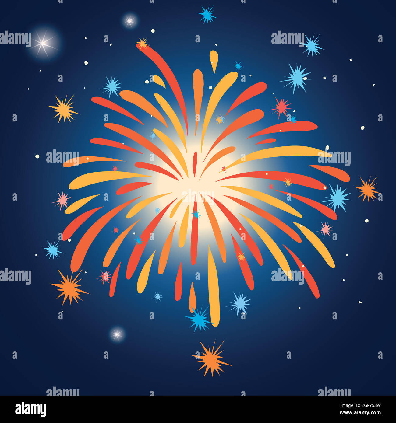 Firework template hi-res stock photography and images - Alamy