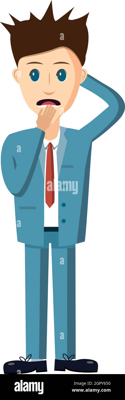 Unsuccessful businessman icon, cartoon style Stock Vector Image & Art ...