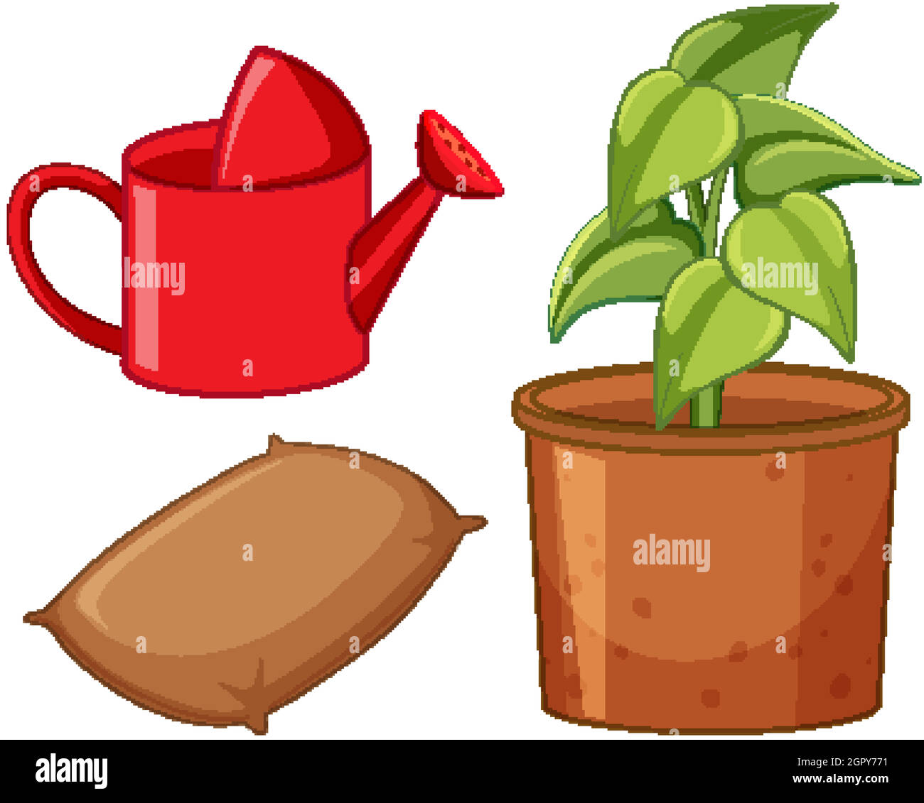 Graphic gardening tools Stock Vector Images - Alamy