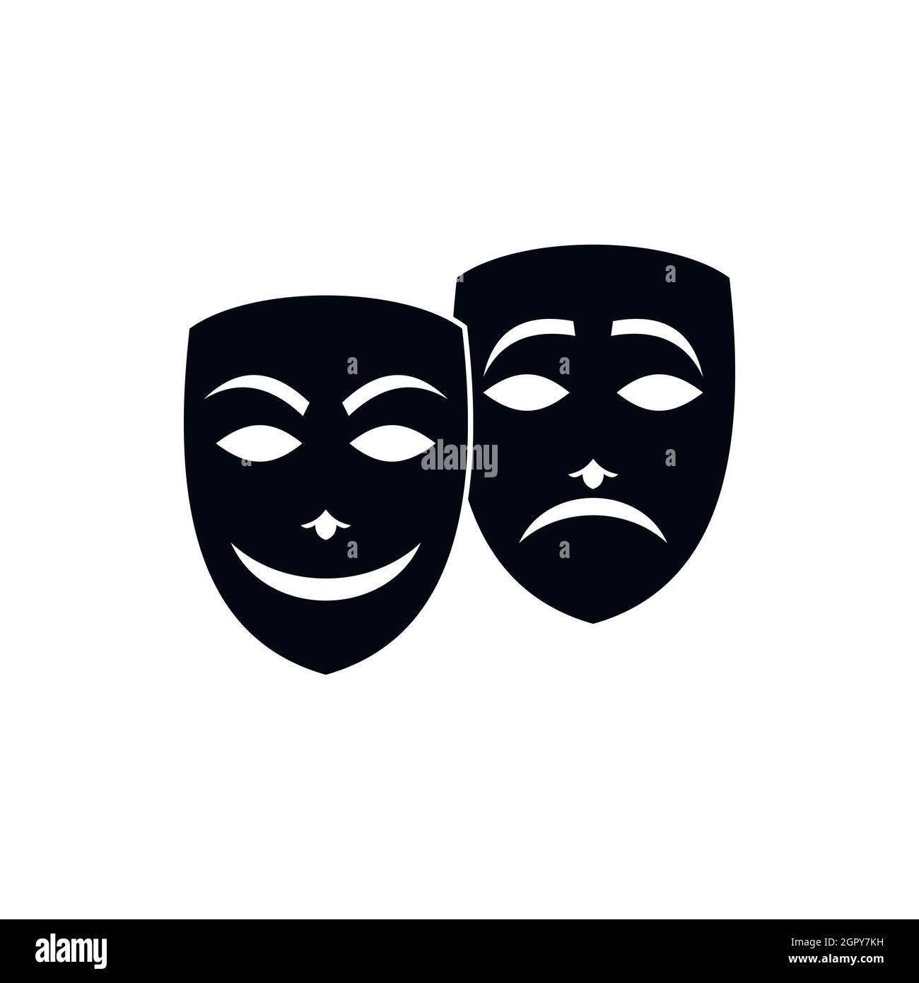 Carnival mask icon, simple style Stock Vector Image & Art - Alamy