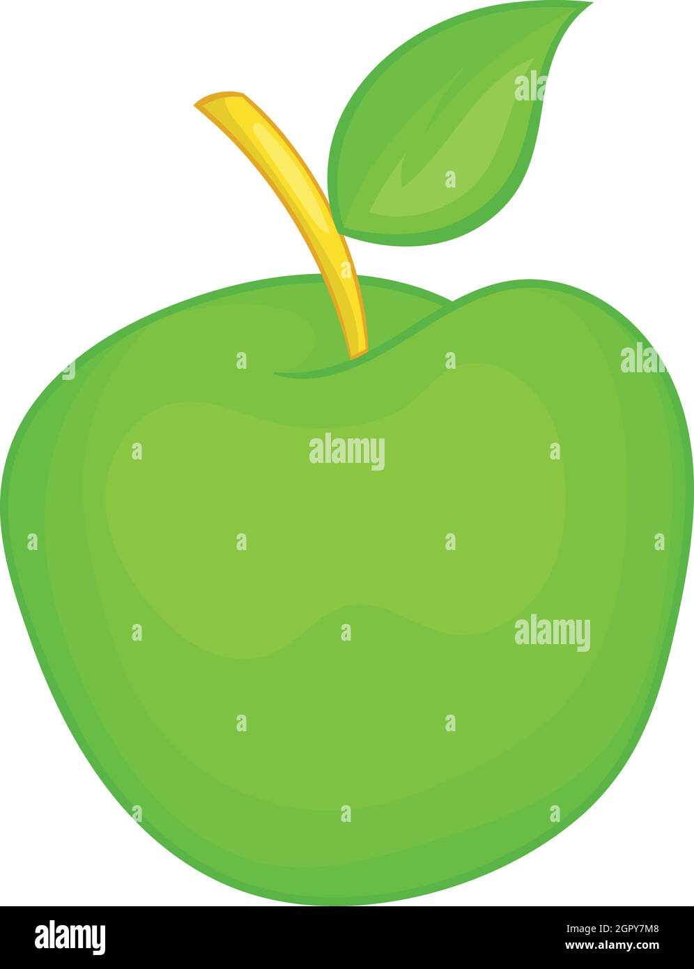 Apple shape cartoon hi-res stock photography and images - Alamy