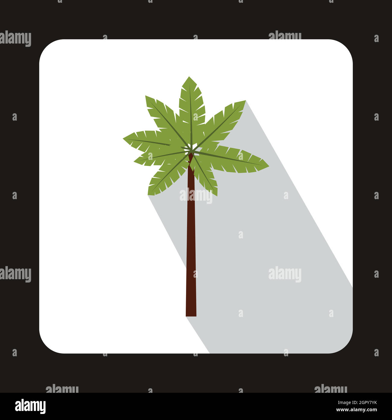 Tropical palm tree. icon, flat style Stock Vector Image & Art - Alamy Tropical palm tree. icon, flat style Stock Vector Image & Art - Alamy