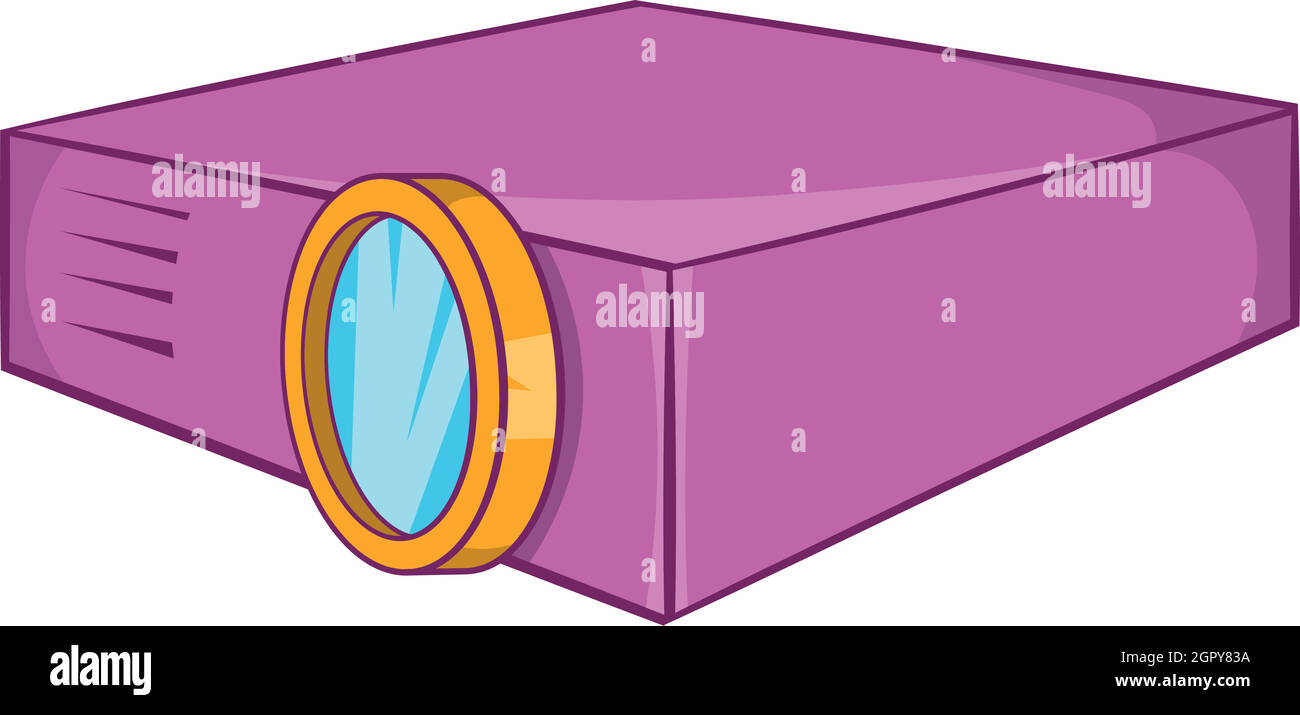 Multimedia projector icon, cartoon style Stock Vector Image & Art - Alamy