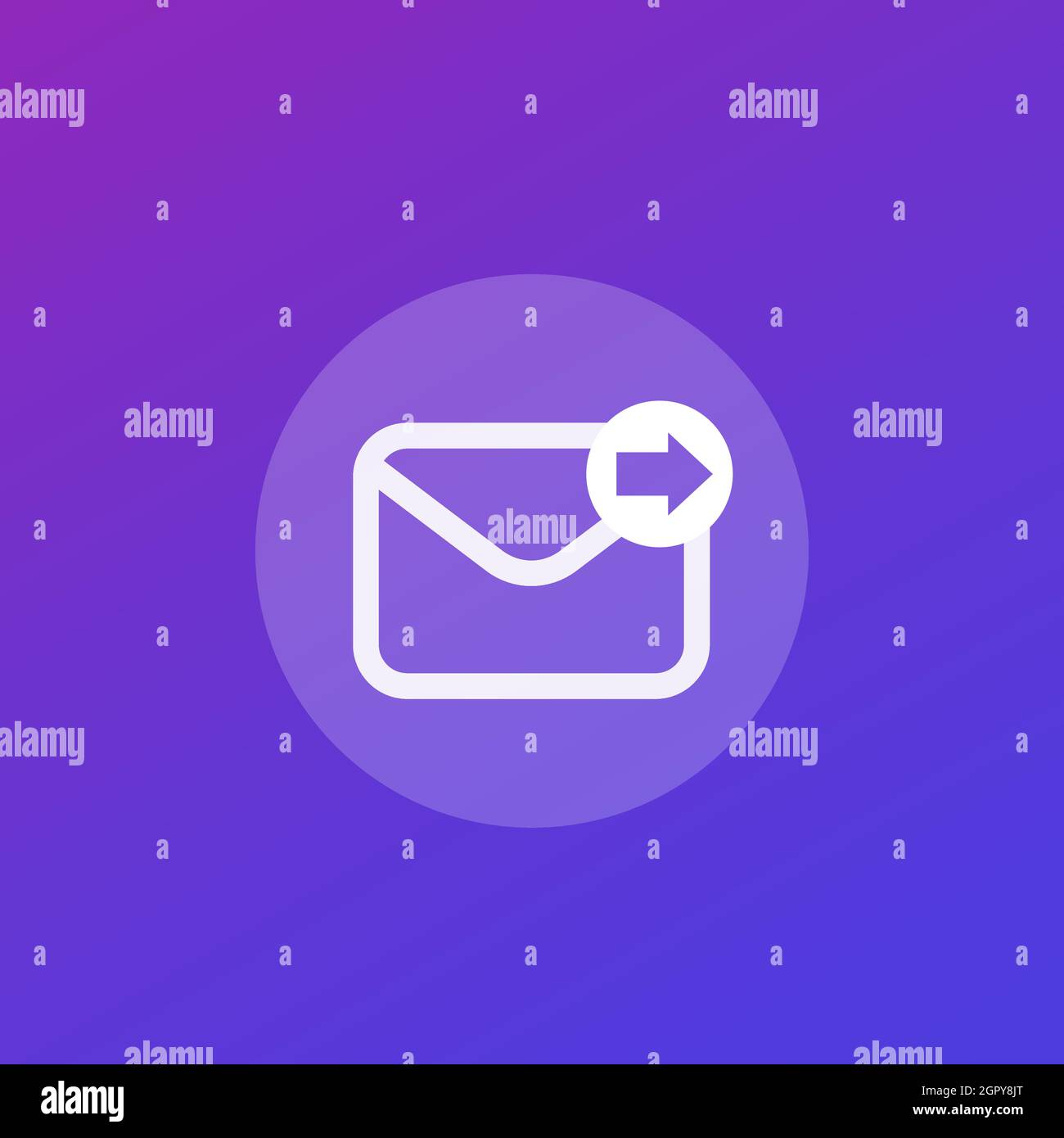 send email icon for web Stock Vector Image & Art - Alamy