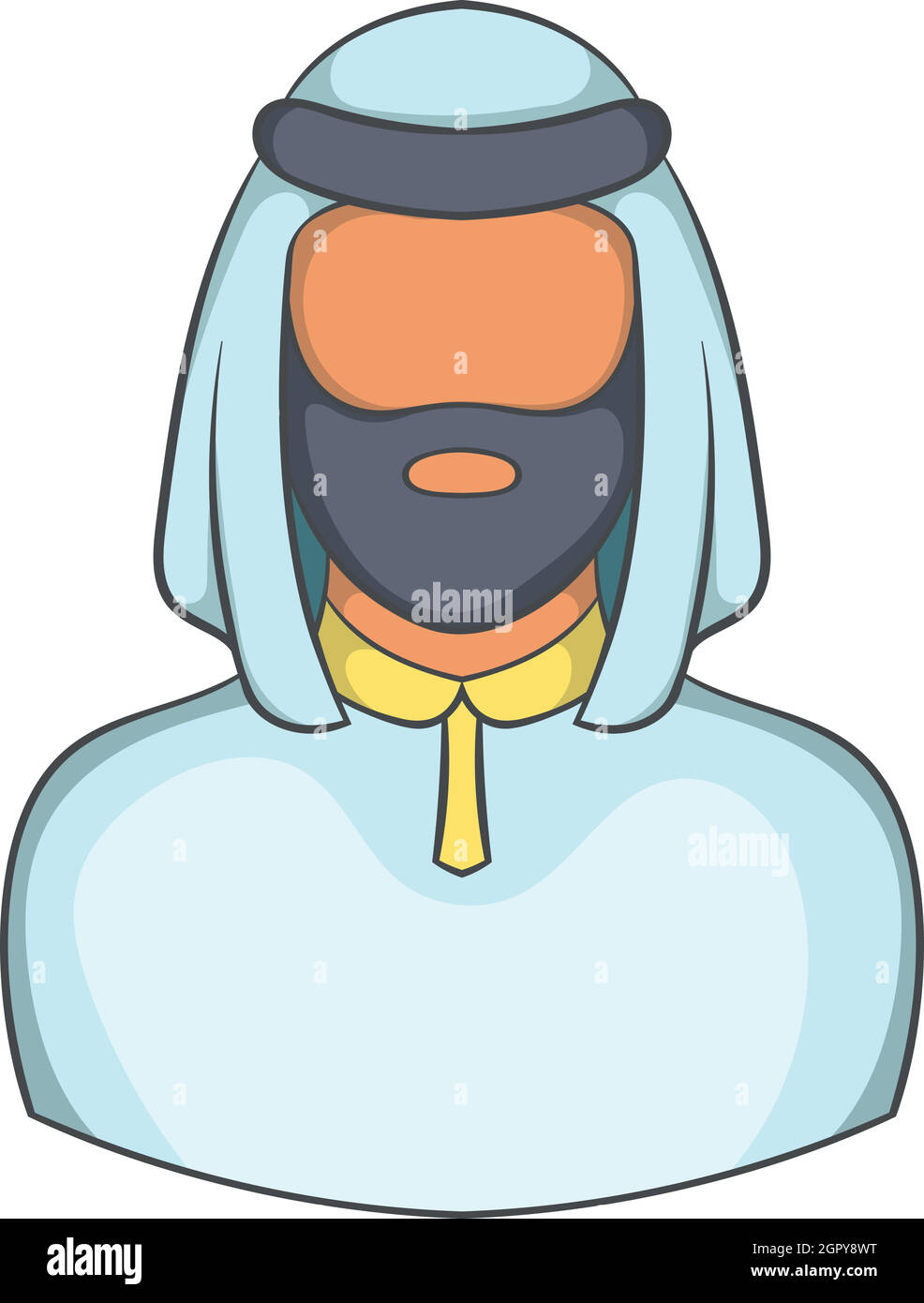 Male arab icon, cartoon style Stock Vector Image & Art - Alamy