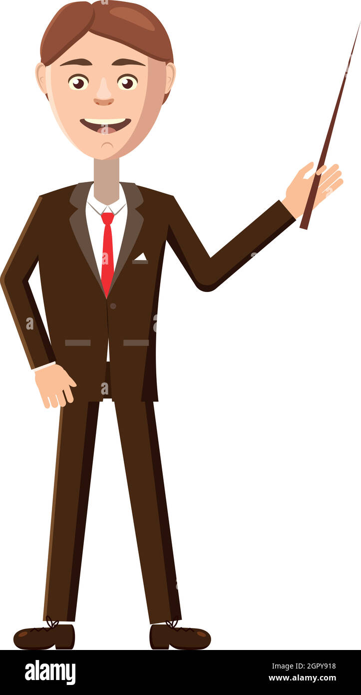 Teacher icon in cartoon style Stock Vector Image & Art - Alamy