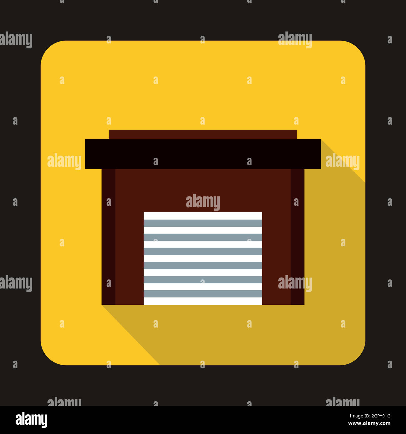 Flat roof maintenance Stock Vector Images - Alamy
