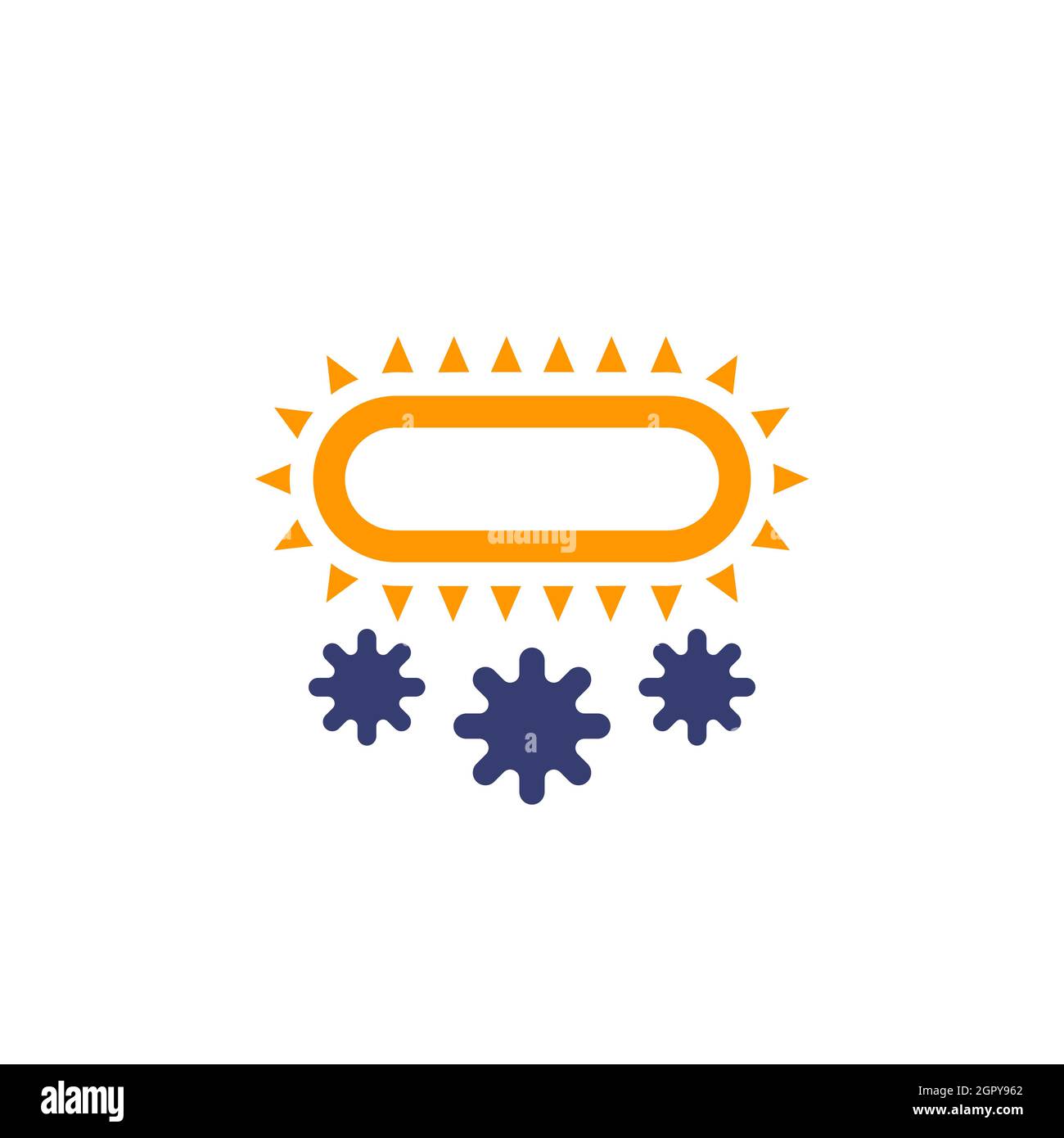 UV lamp for disinfection icon Stock Vector Image & Art - Alamy