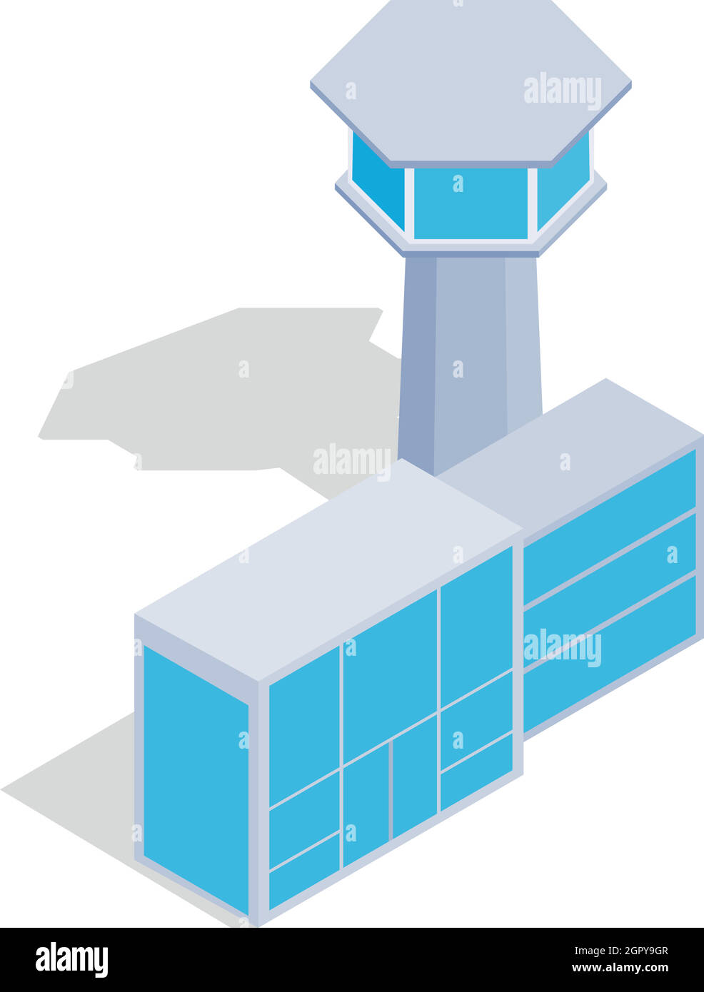 Airport building icon, isometric 3d style Stock Vector Image & Art - Alamy