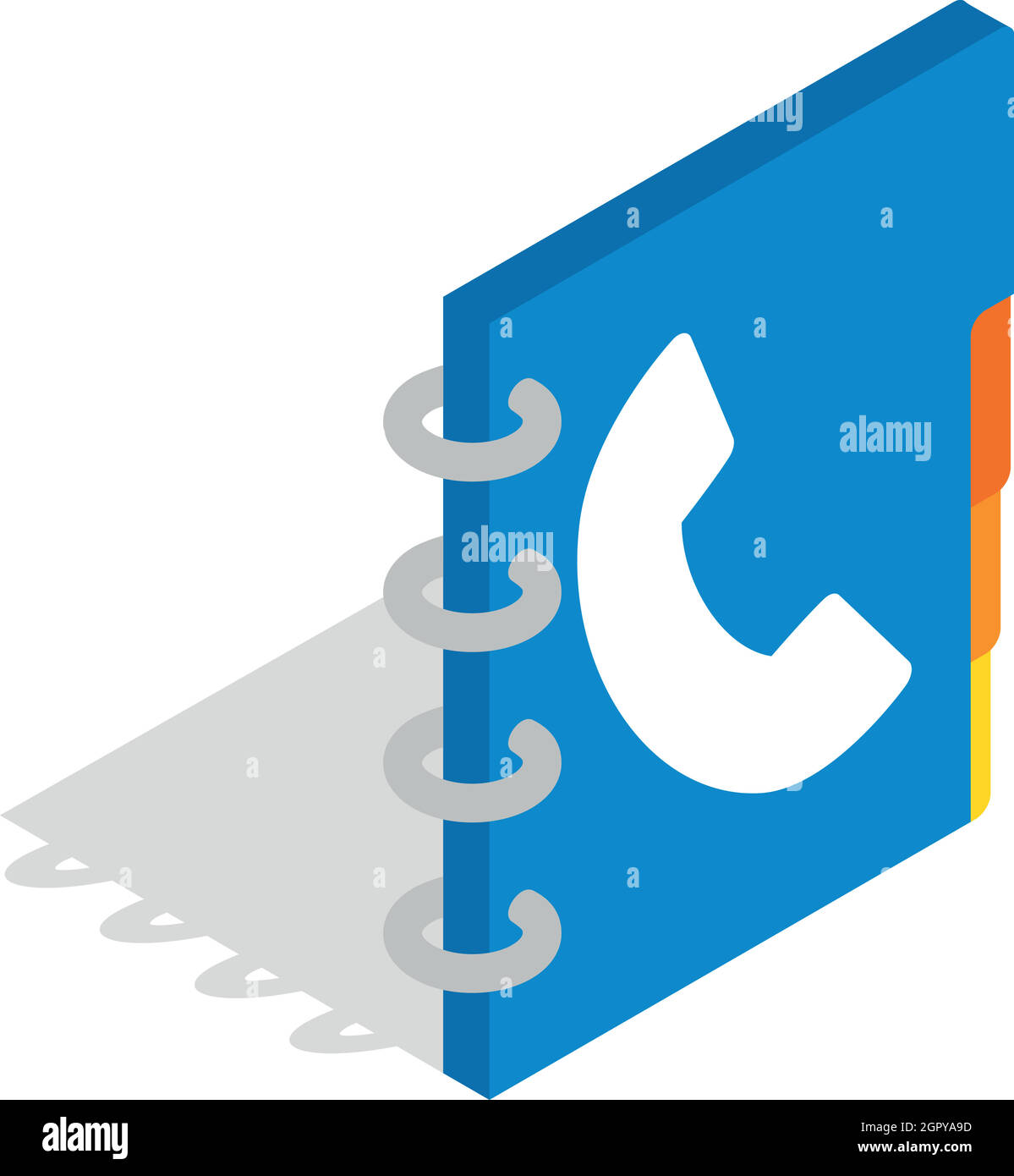 Isometric email social media Cut Out Stock Images & Pictures - Alamy