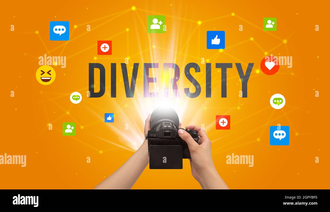 Using camera to capture social media content Stock Photo - Alamy