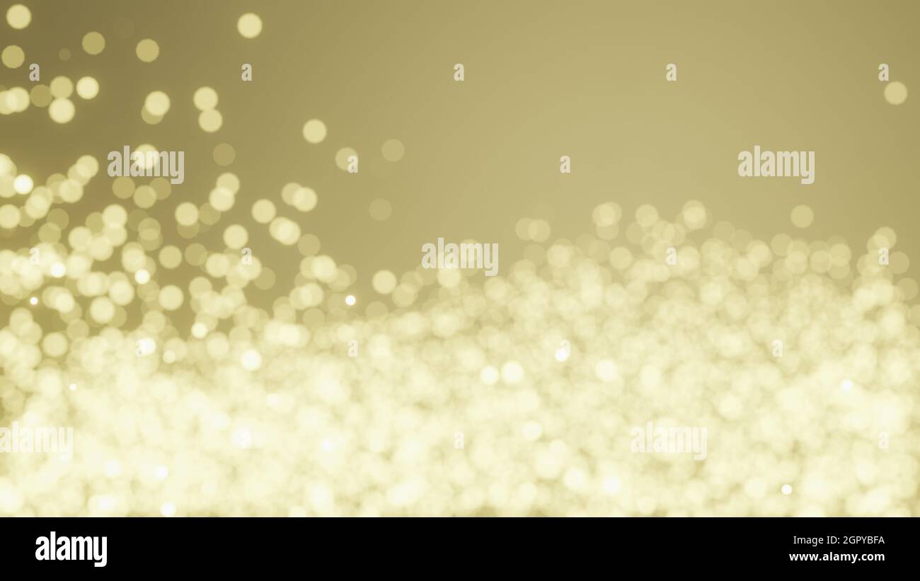 abstract background of blurred points of light with warm light ...