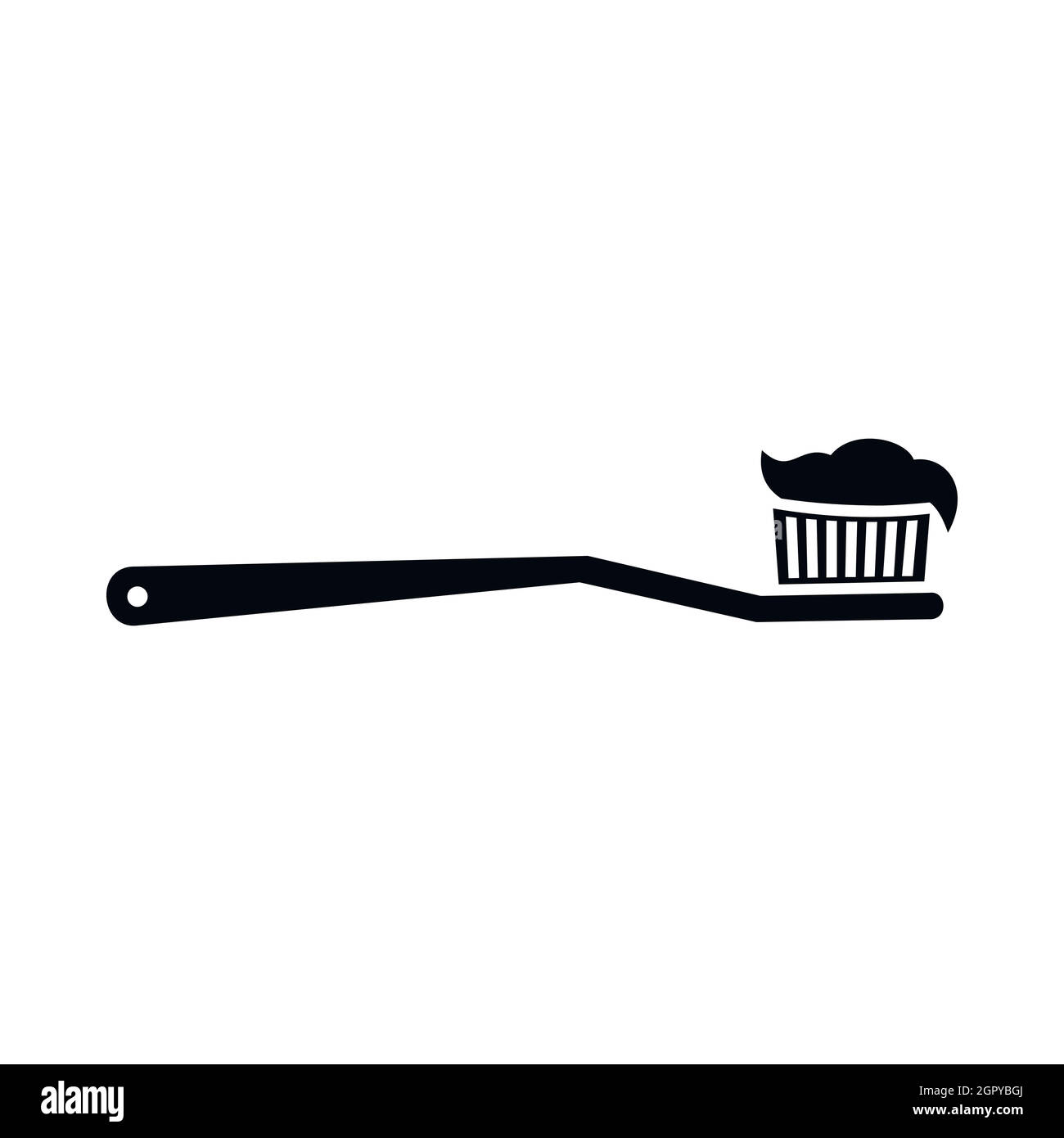 Toothbrush mouth black hi-res stock photography and images - Alamy