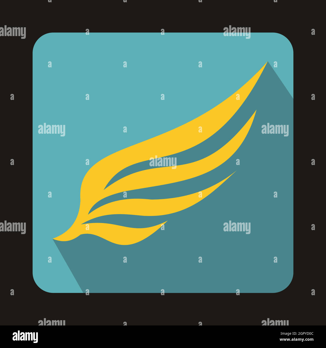 Yellow wing Stock Vector Images - Alamy