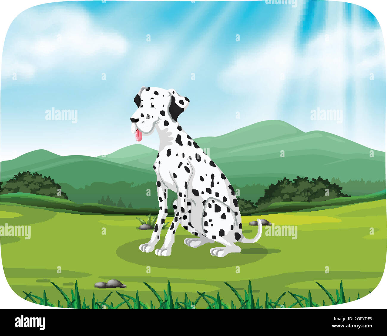 Cartoon dalmatian hi-res stock photography and images - Alamy