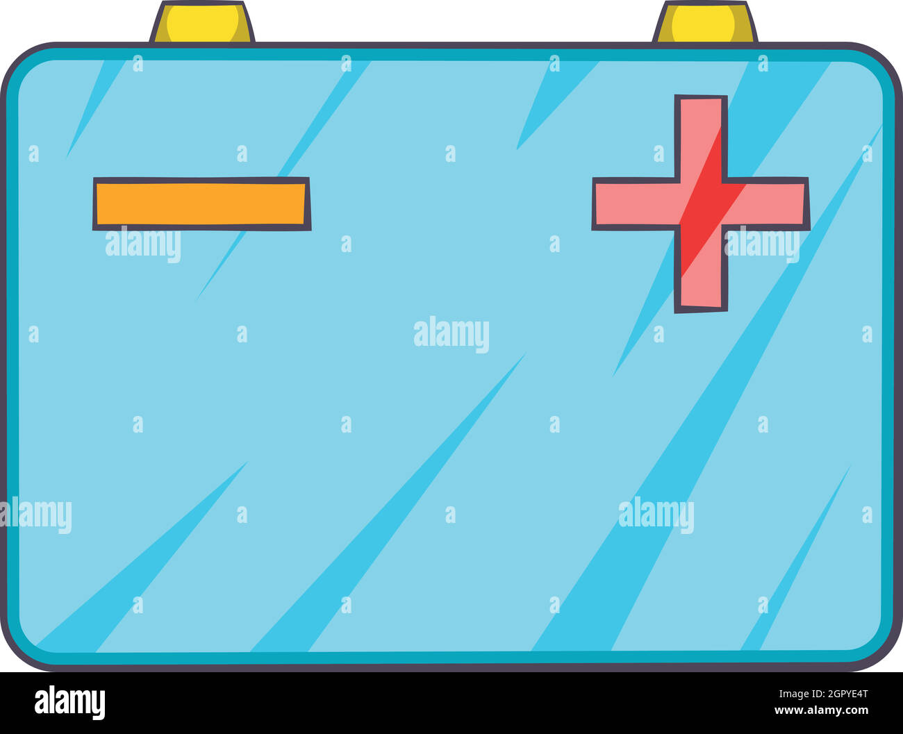 Accumulator battery energy cartoon hi-res stock photography and images ...