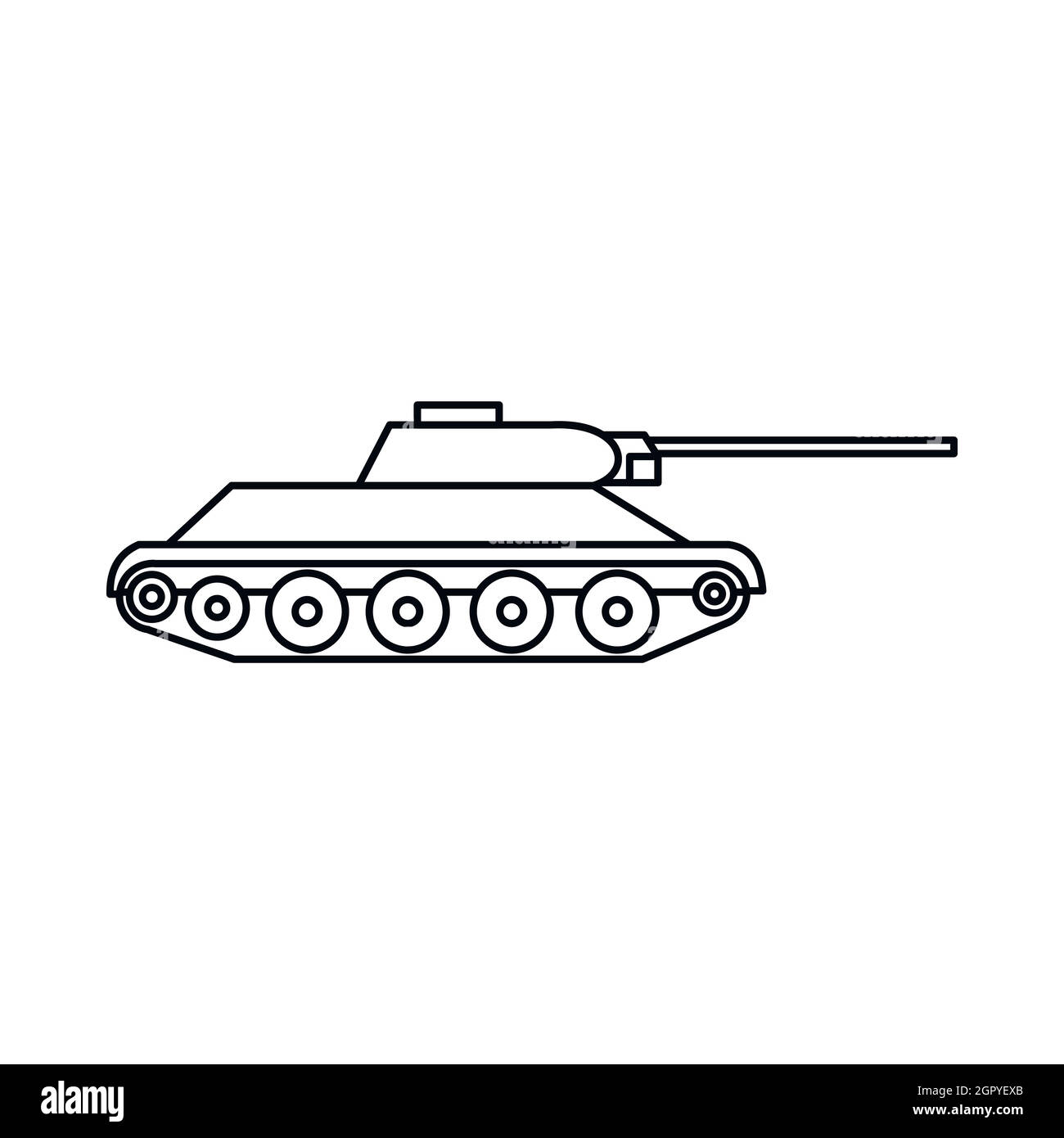 Tank wheel artillery Stock Vector Images - Alamy