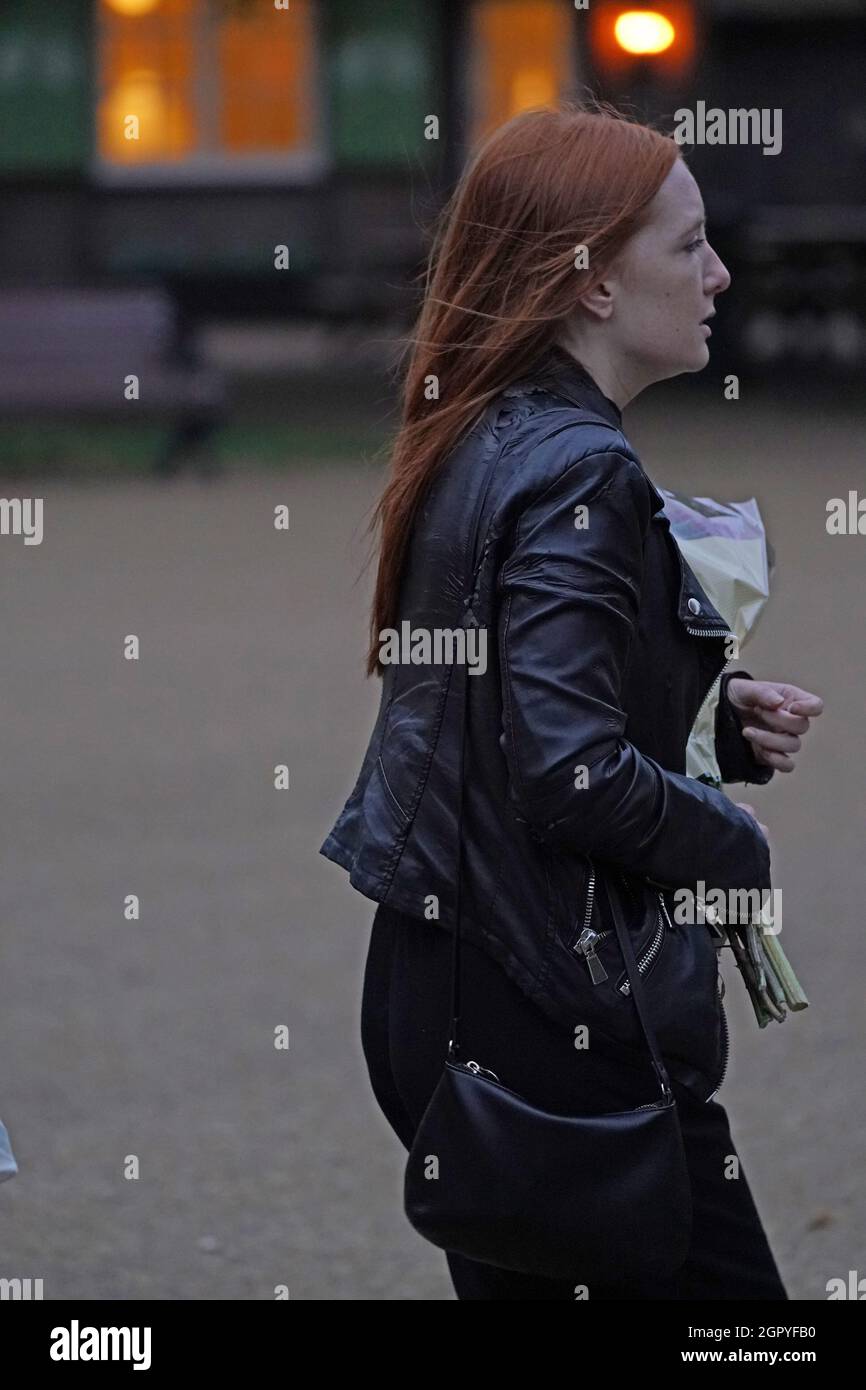 Patsy Stevenson, who was arrested at the vigil for Sarah Everard, lays ...