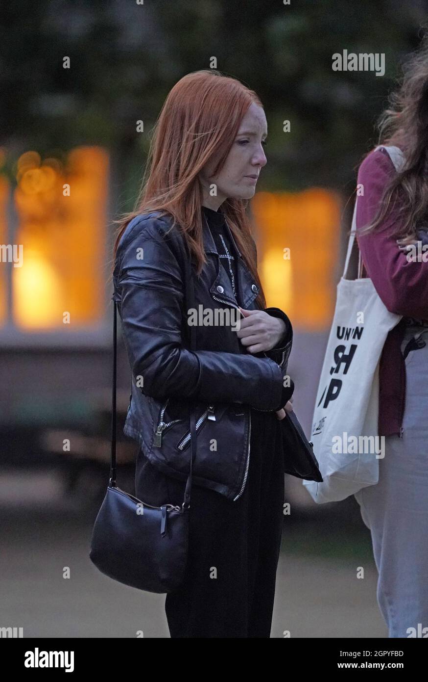 Patsy Stevenson, who was arrested at the vigil for Sarah Everard, lays ...