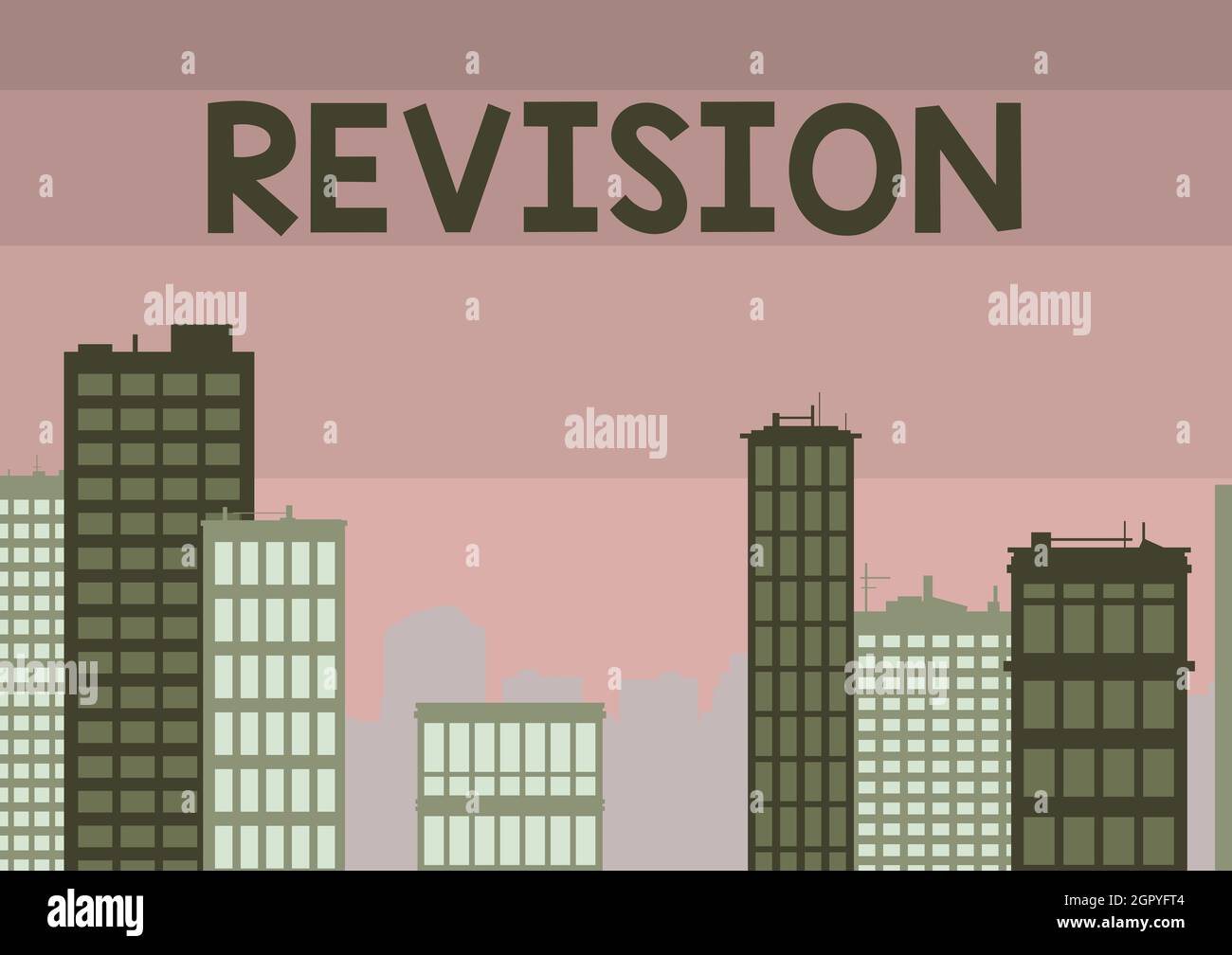 Text sign showing Revision. Business showcase action of revising over ...