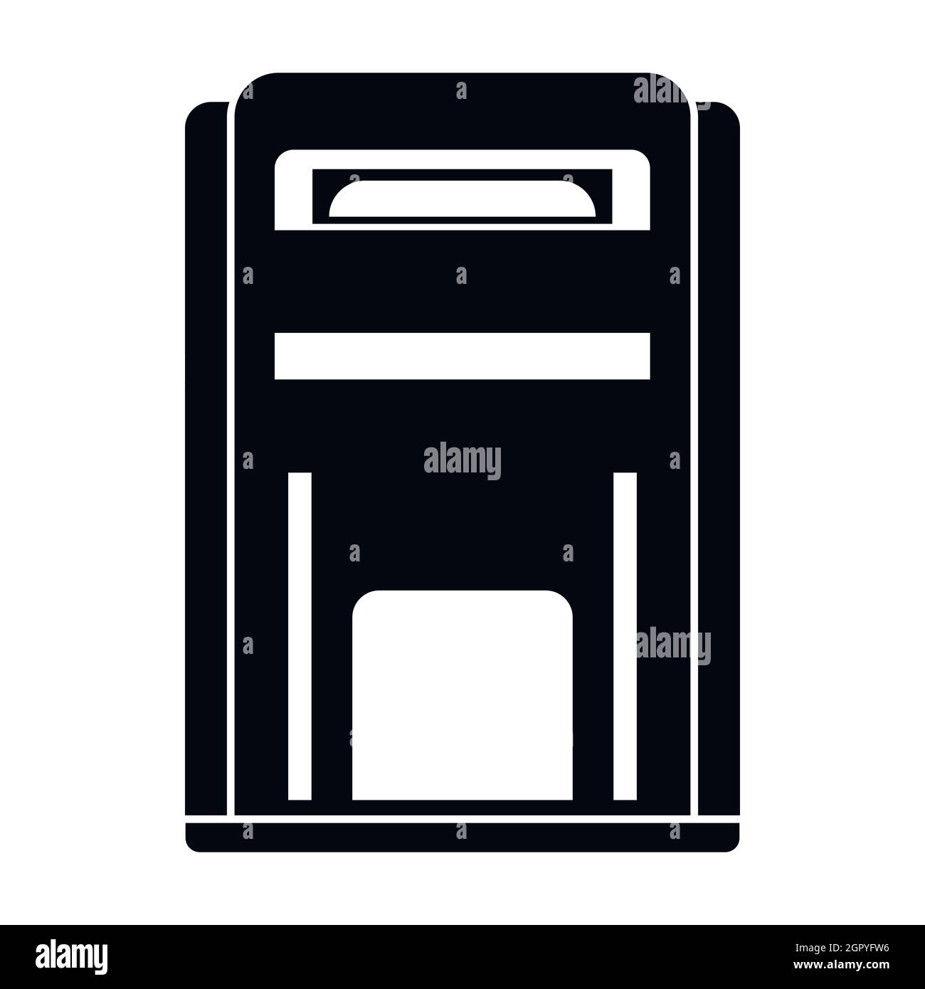 Square post box icon, simple style Stock Vector Image & Art - Alamy