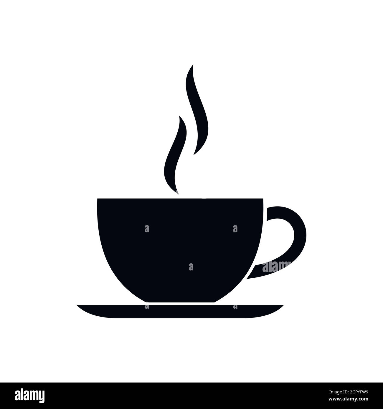 Drink latte icon simple Cut Out Stock Images & Pictures - Alamy