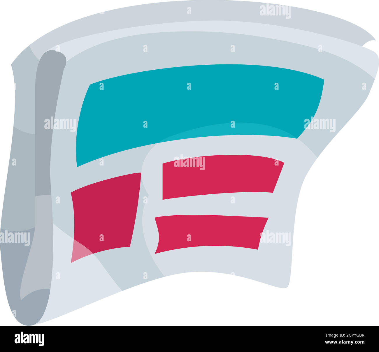 Sports newspaper icon, cartoon style Stock Vector Image & Art - Alamy