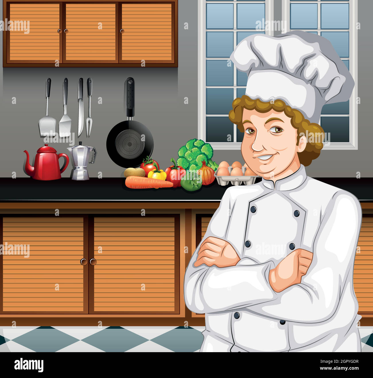 Kitchen job Stock Vector Images - Alamy