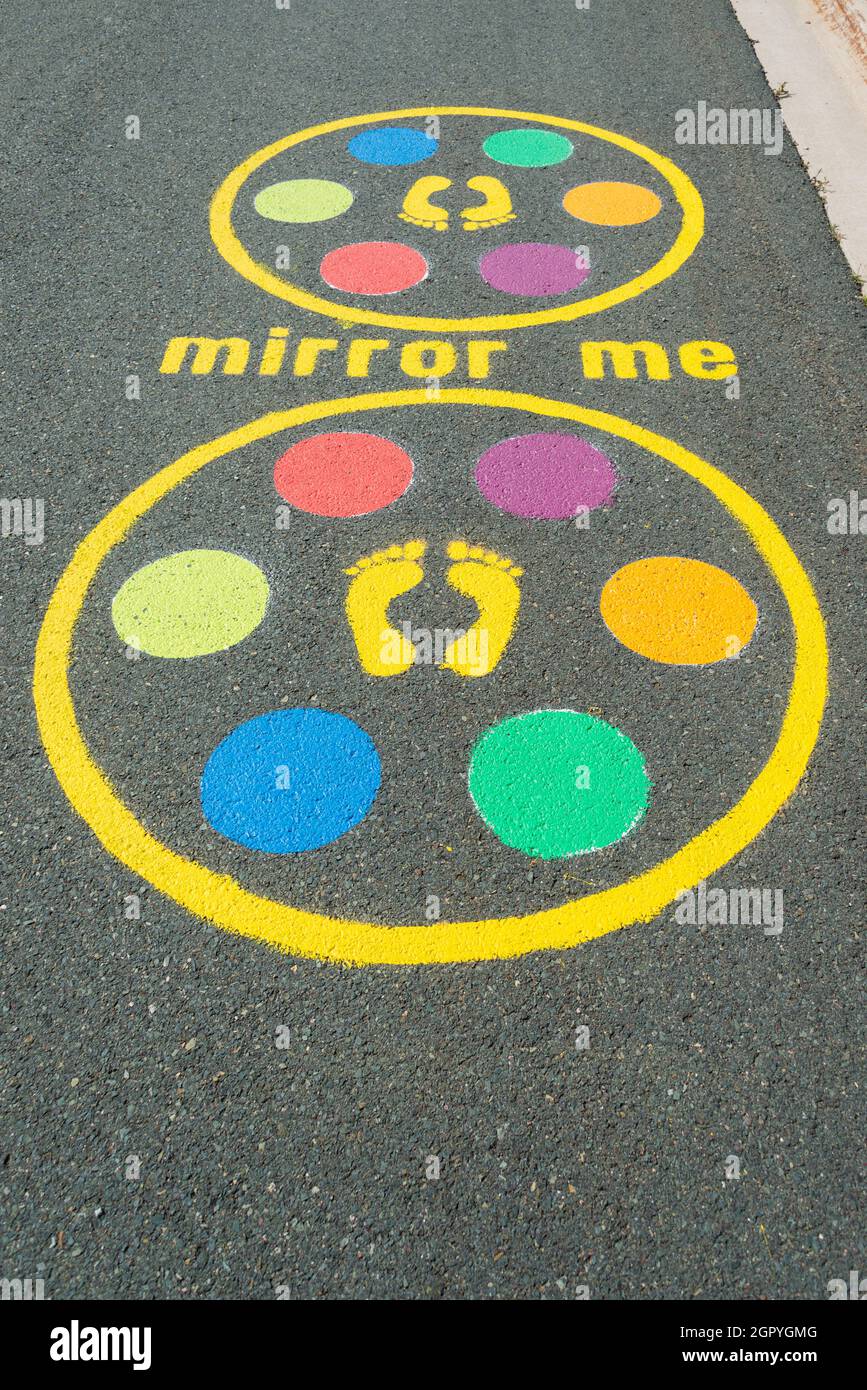 A young children's game of copycat or memory game. The colorful drawing ...