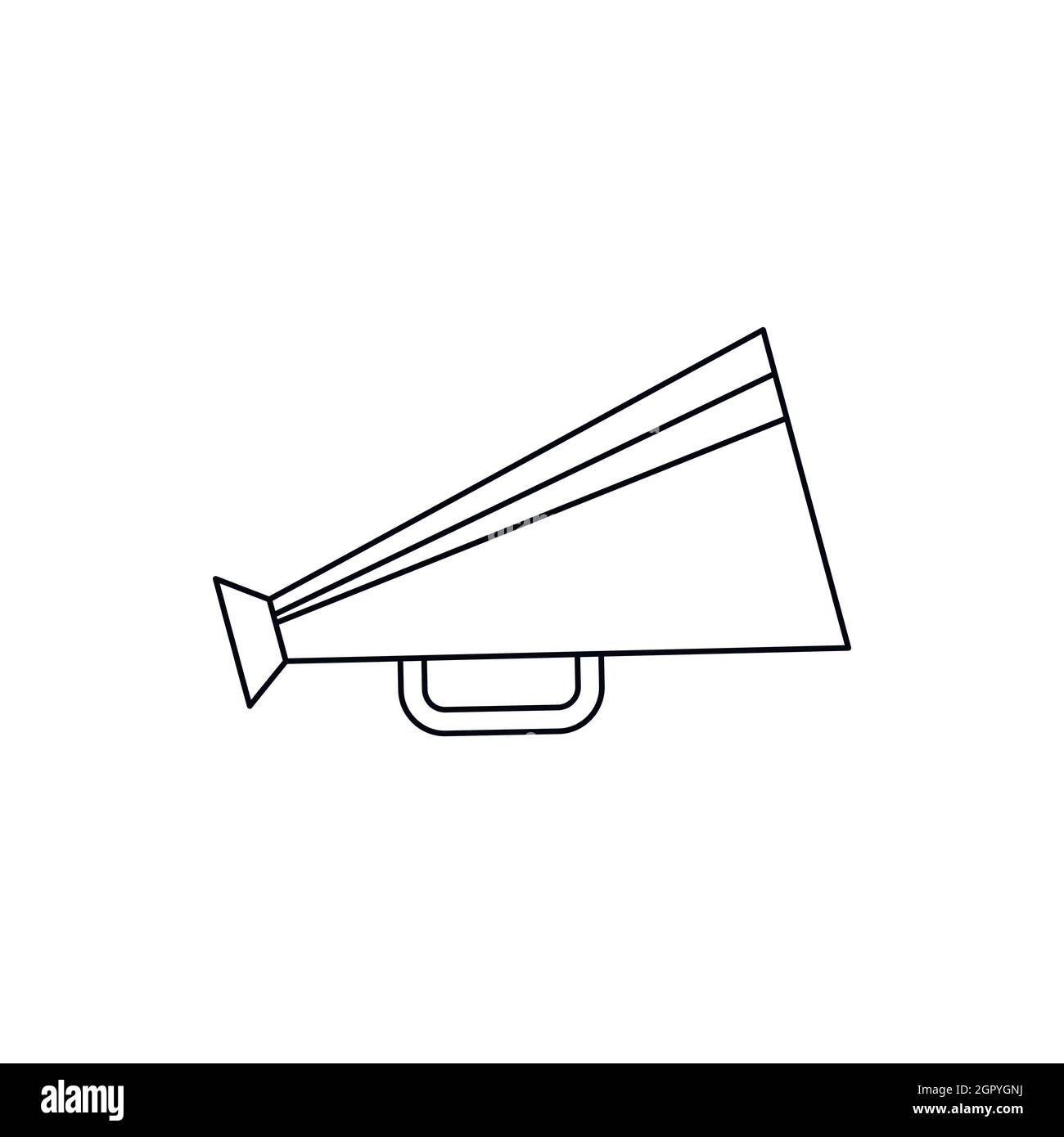 Talk line icon outline Cut Out Stock Images & Pictures - Alamy