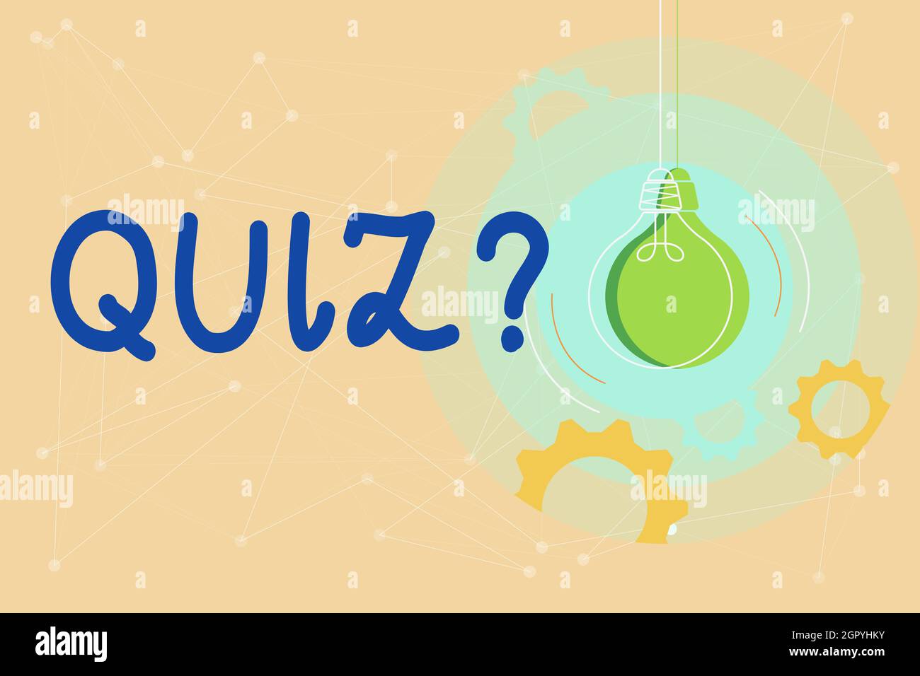 Conceptual display Quiz Question. Business idea test of knowledge as ...