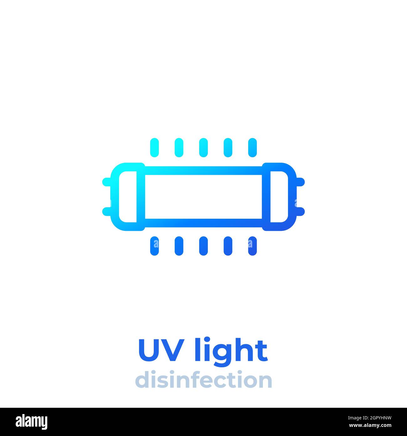 UV light disinfection line icon Stock Vector Image & Art - Alamy