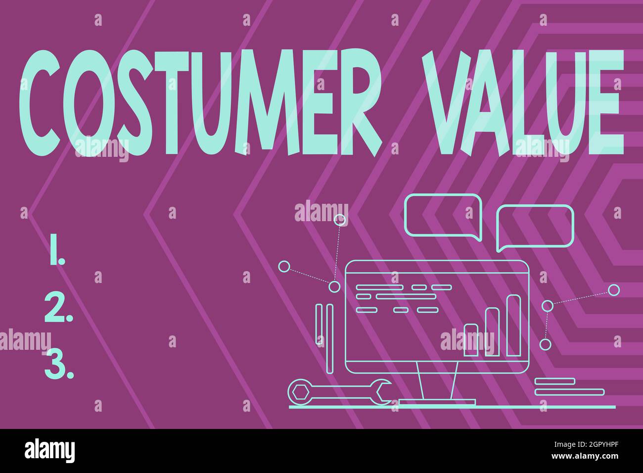 Text sign showing Costumer Value. Word for Amount of benefits which ...