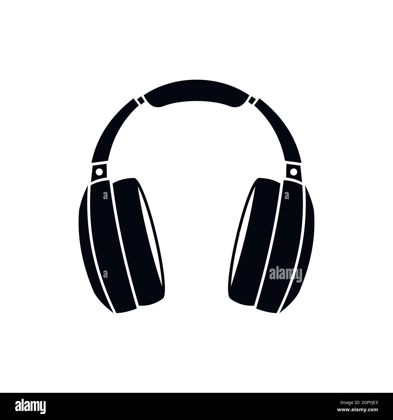 Headphones icon, simple style Stock Vector Image & Art - Alamy