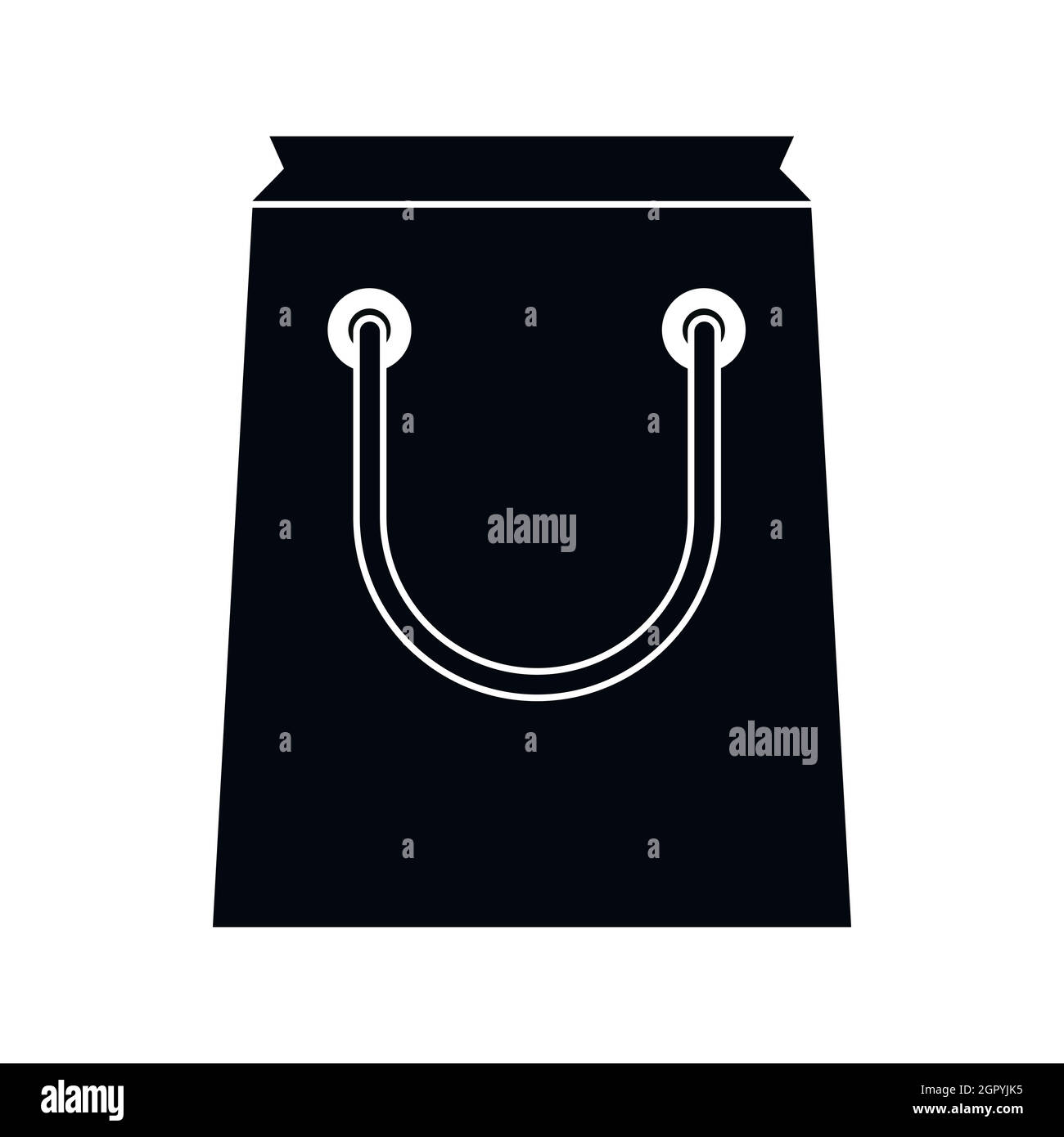 Paper bag icon, simple style Stock Vector Image & Art - Alamy