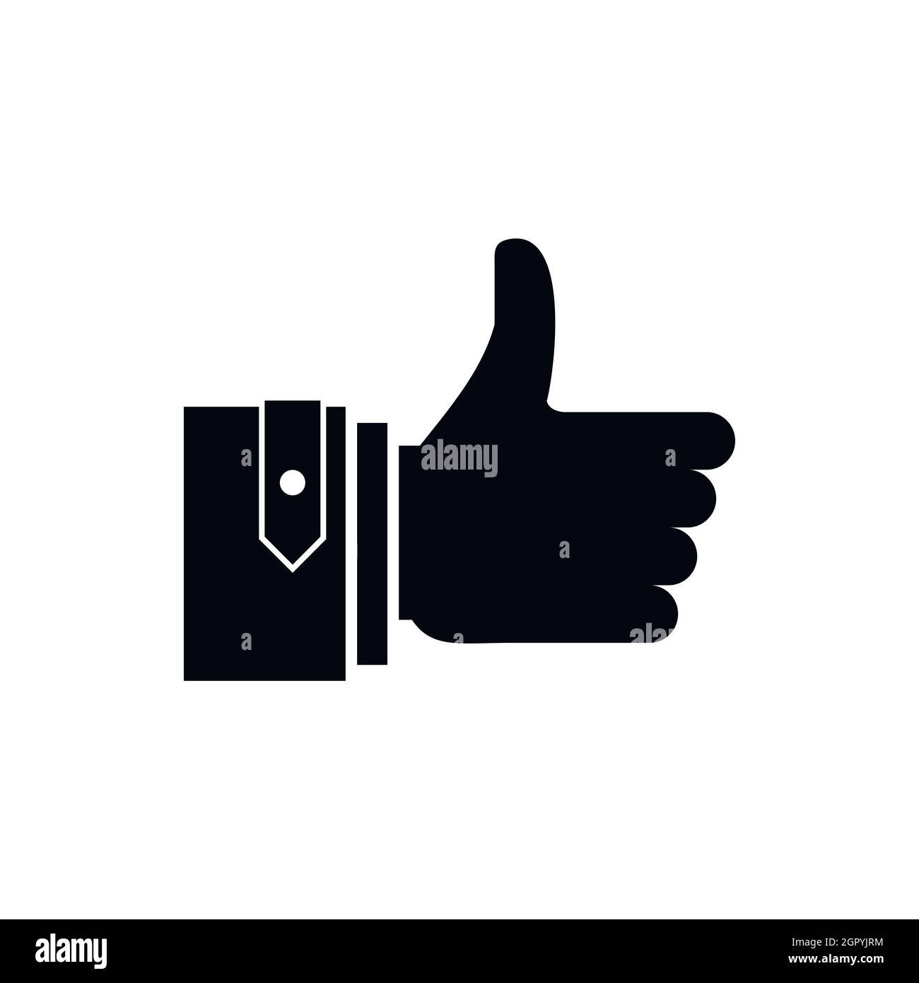 Fist sign icon simple Cut Out Stock Images & Pictures - Alamy