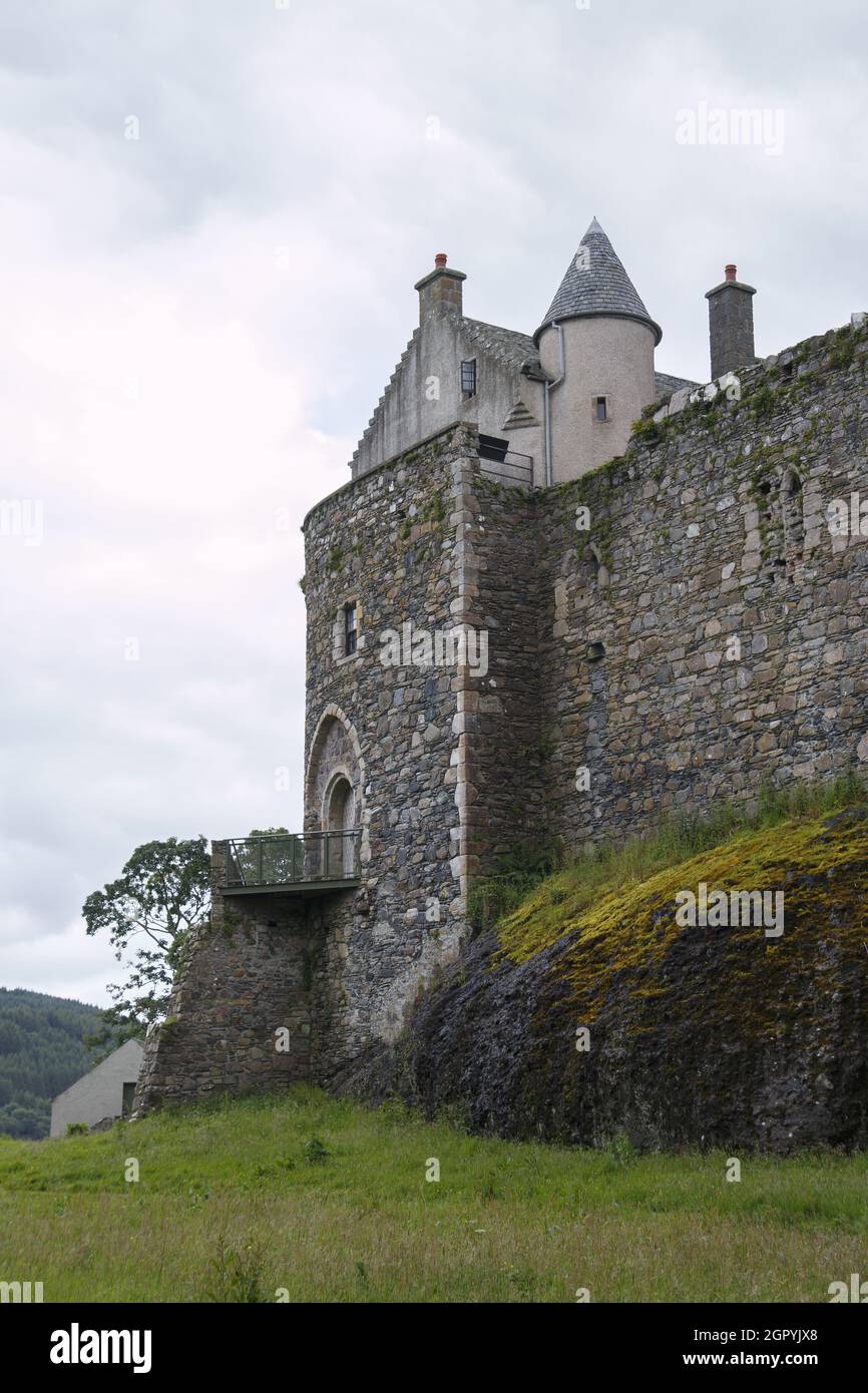 Dunstaffnage Castle Dunbeg UK Stock Photo - Alamy