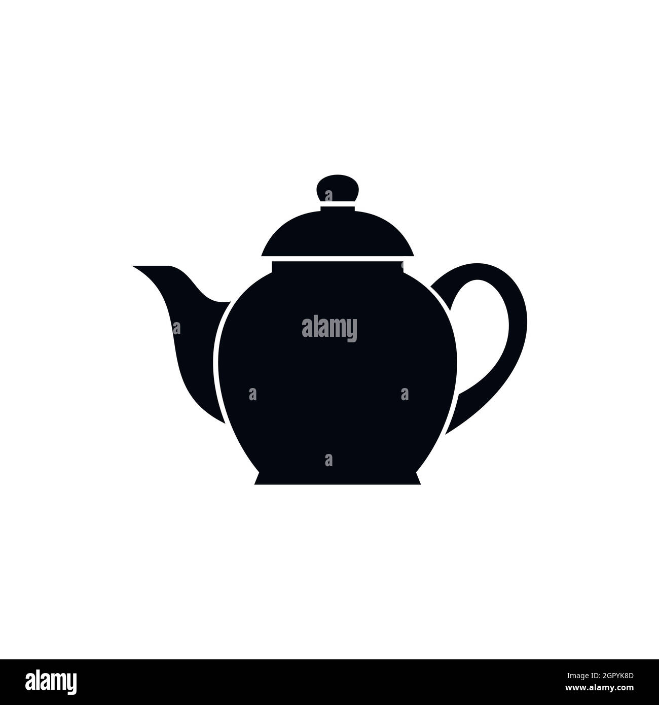 Kitchen teapot icon simple Cut Out Stock Images & Pictures - Alamy
