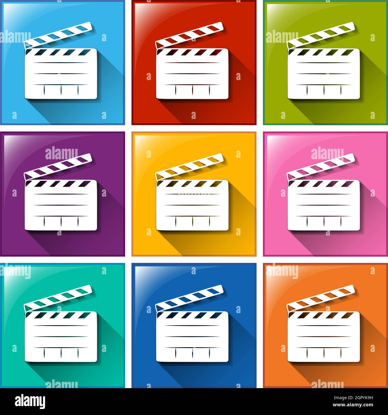 Movie background Stock Vector Images - Alamy