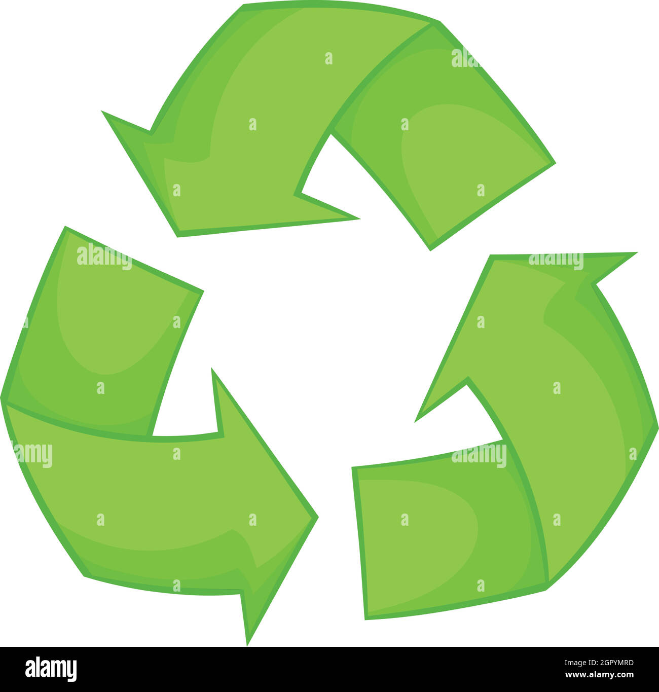 Recycling icon, cartoon style Stock Vector Image & Art - Alamy