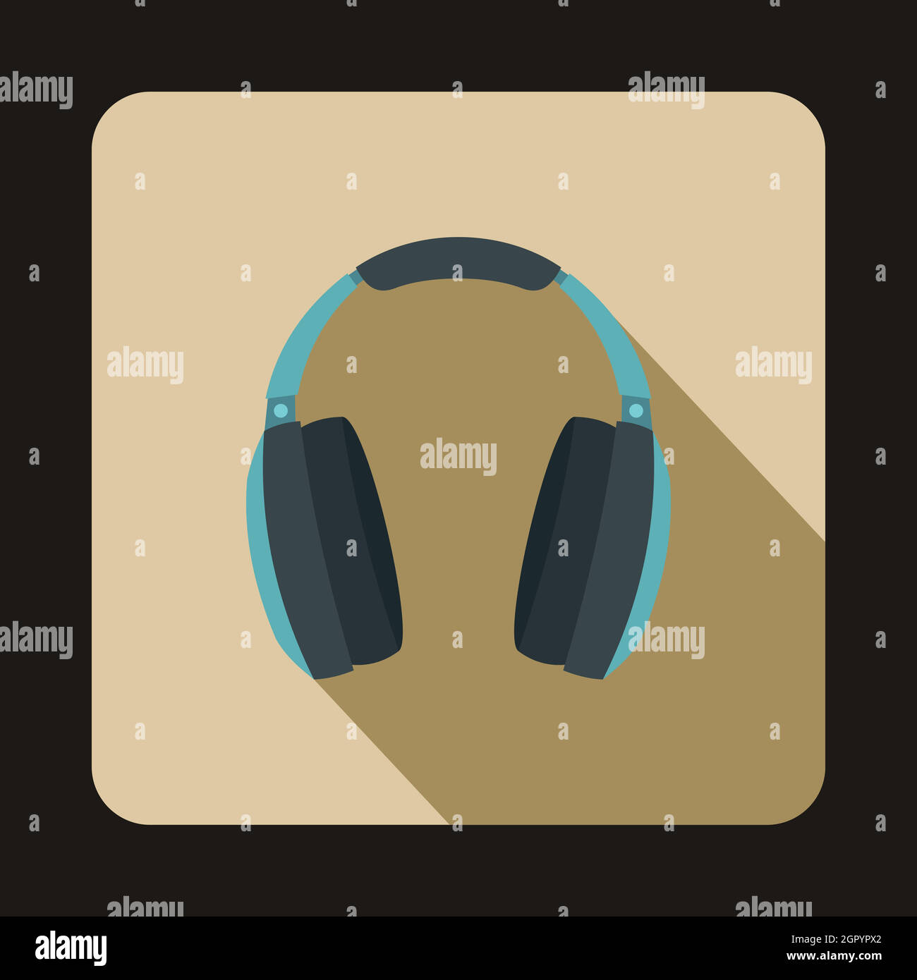 Professional studio equipment headphones Stock Vector Images - Alamy