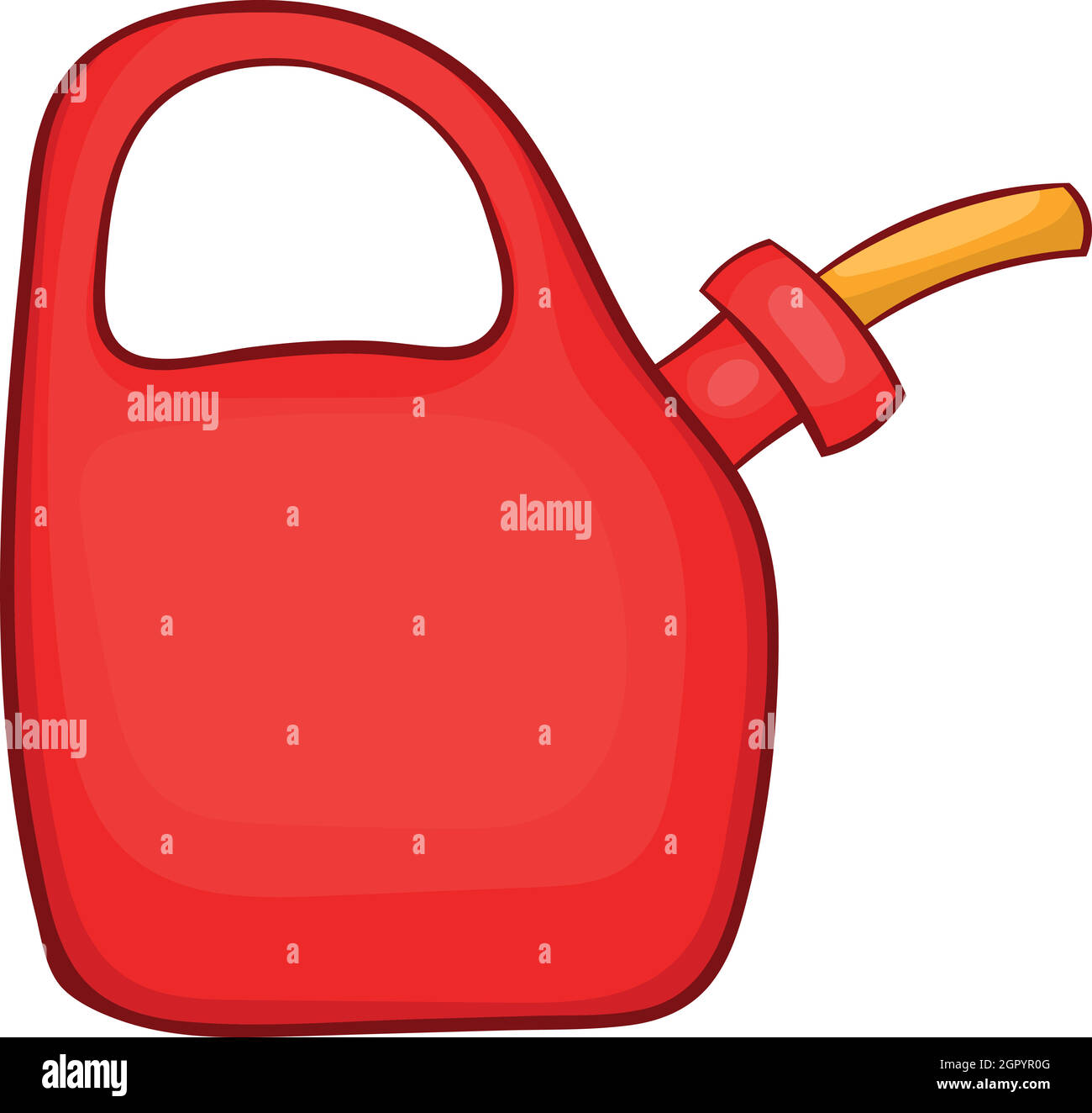 Red oiler icon, cartoon style Stock Vector Image & Art - Alamy