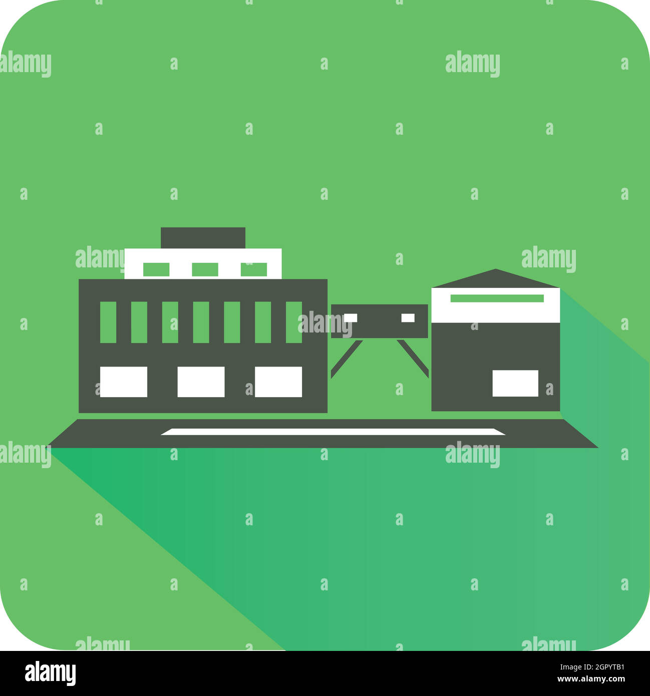 Steam plant Stock Vector Images - Alamy