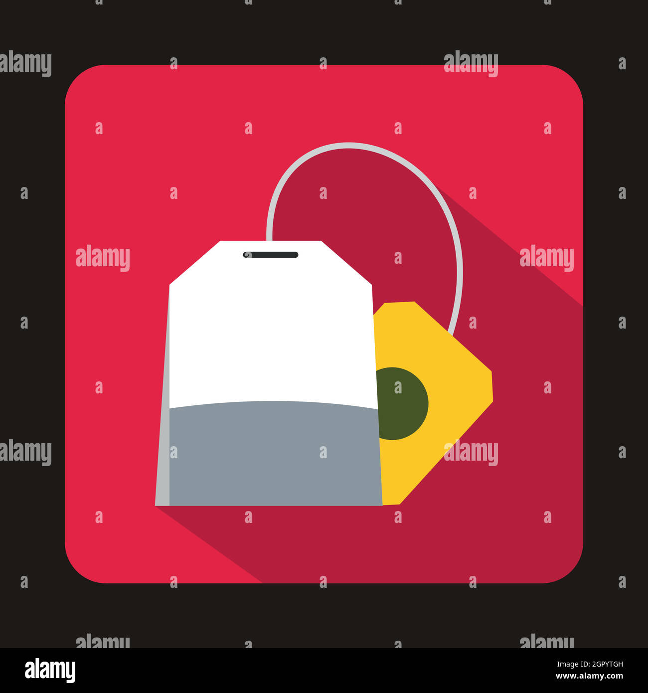 Flat organic label Stock Vector Images - Alamy