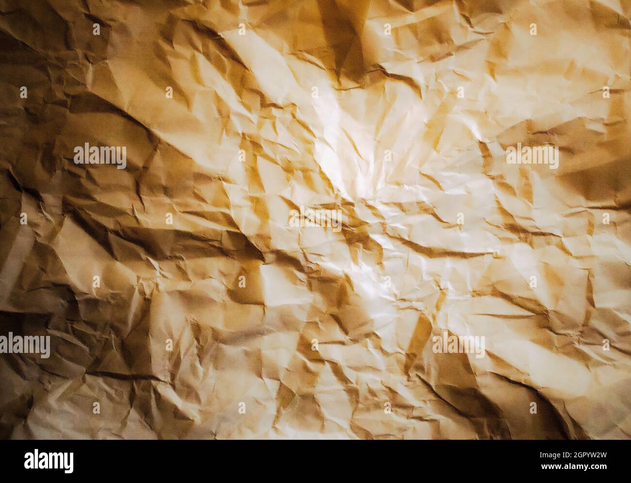 paper texture crumpled up with interesting lighting Stock Photo - Alamy