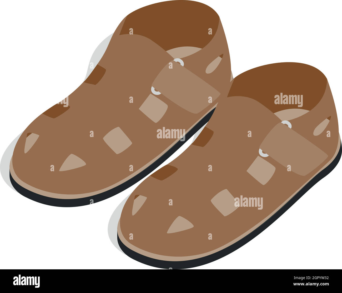Modern sandals Stock Vector Images - Alamy