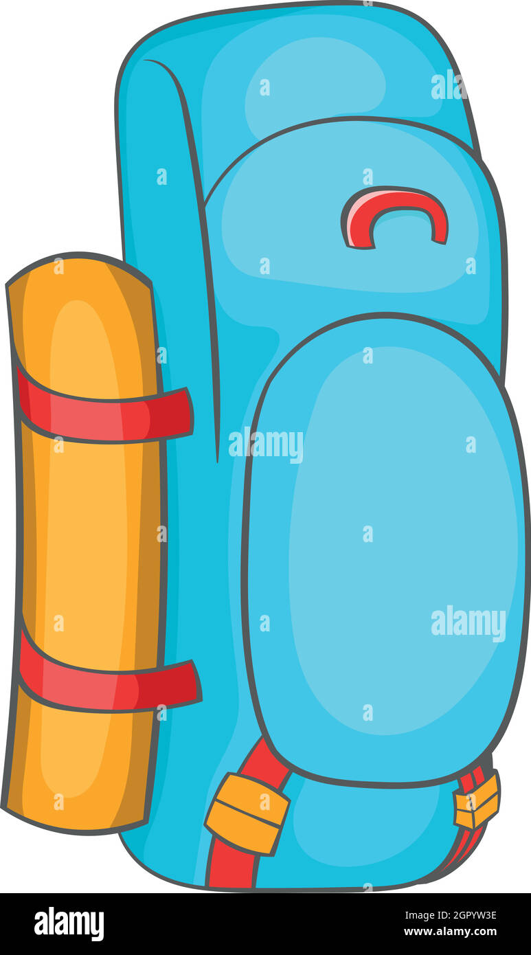 Hiking backpack travel mat Stock Vector Images - Alamy