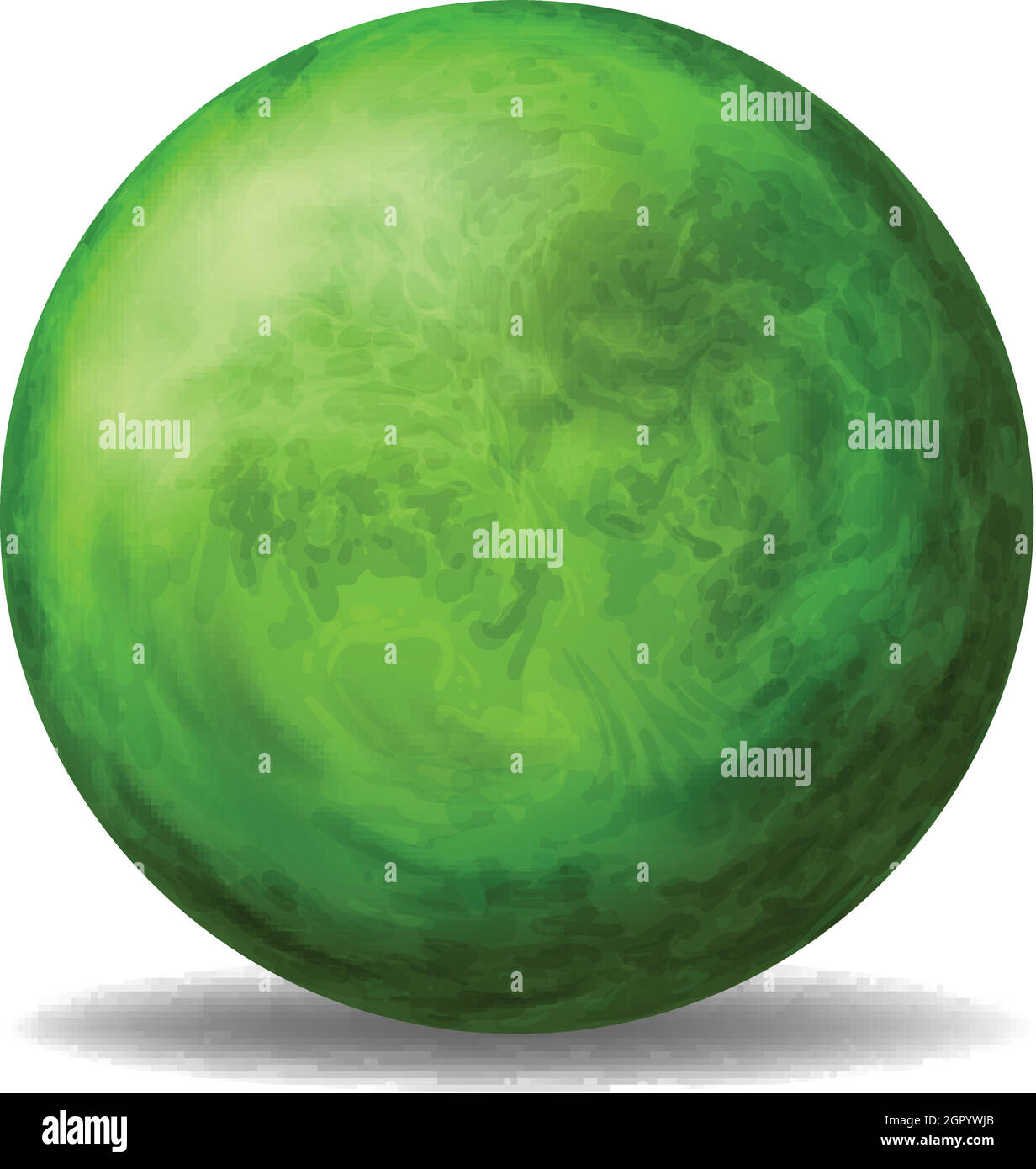 A green round ball Stock Vector Image & Art - Alamy