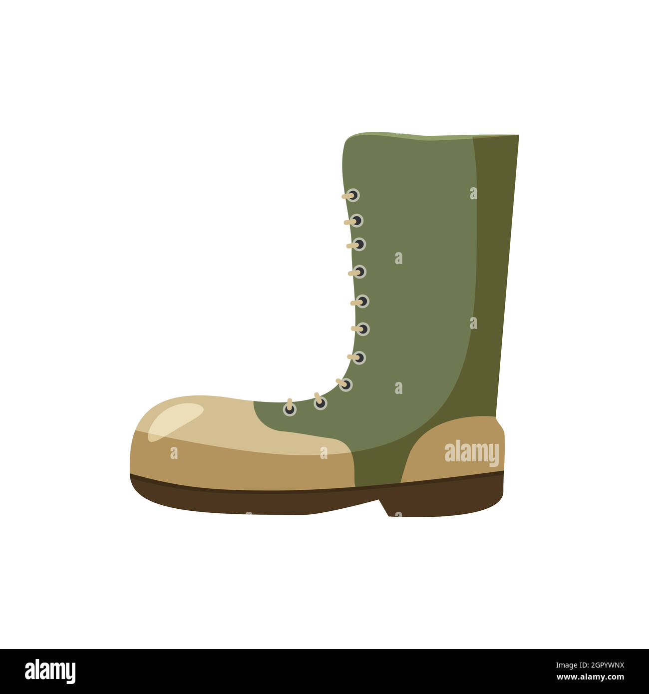 Army boots icon, cartoon style Stock Vector Image & Art - Alamy